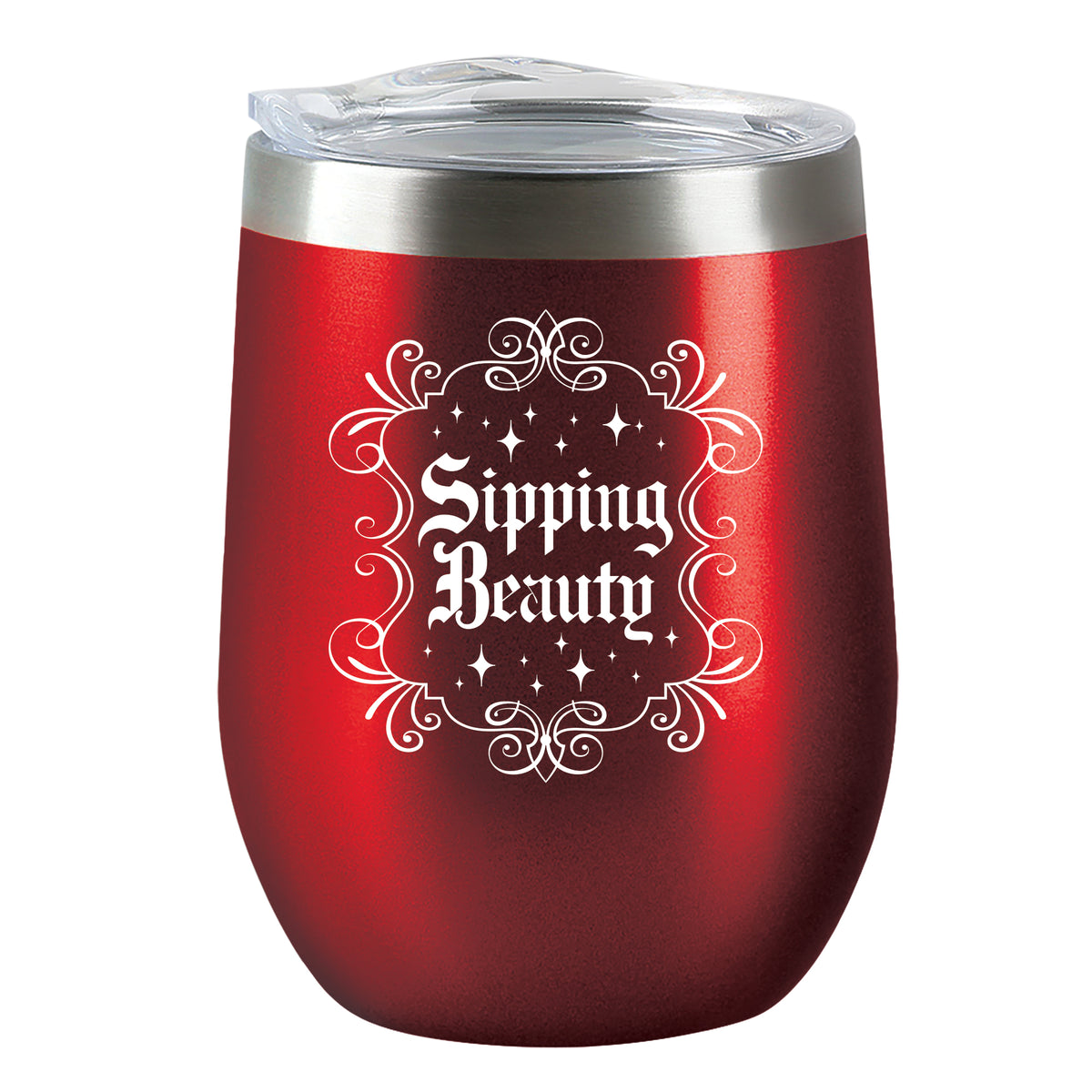 Sipping Beauty - Insulated Tumbler – Red – Chris's Stuff, Inc