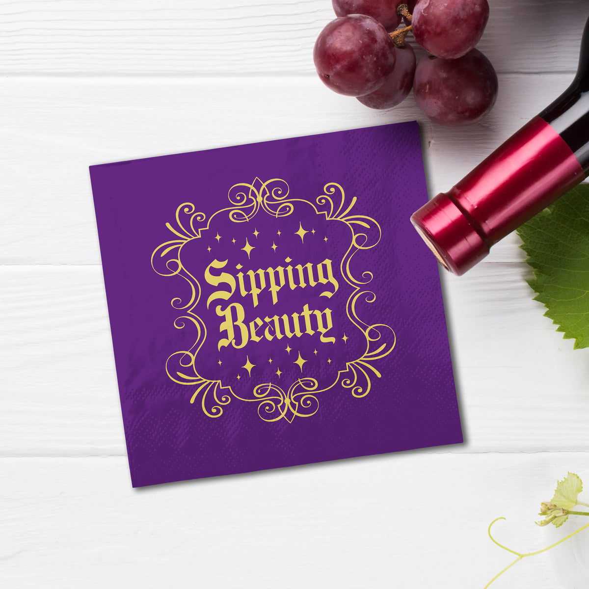 Funny Cocktail Napkins - Sipping Beauty – Chris's Stuff, Inc