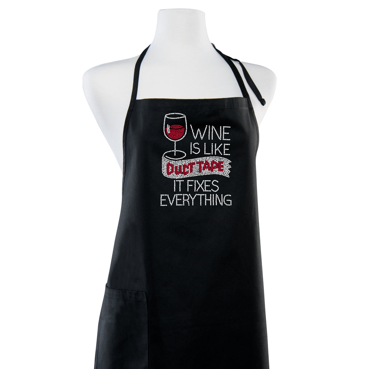 Duct Tape Rhinestone Apron – Chris's Stuff, Inc