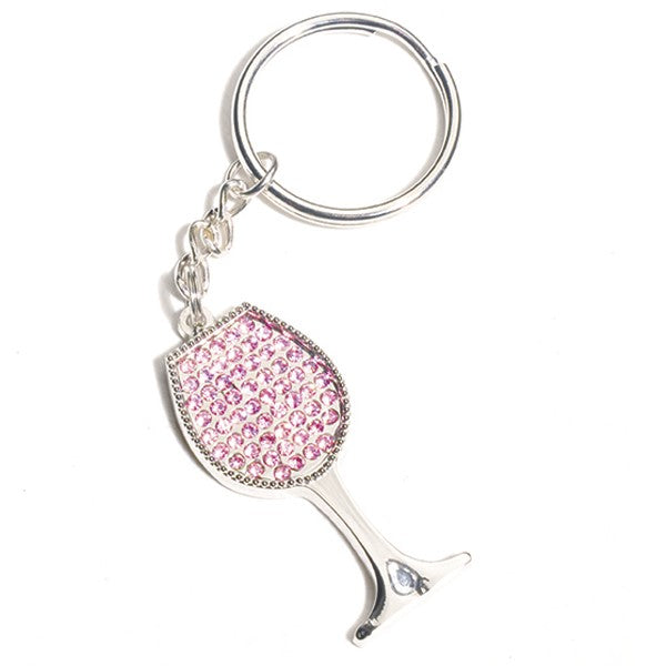 Keychain - Pink Rhinestone – Chris's Stuff, Inc