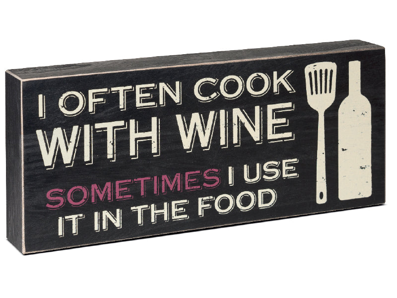 I Often Cook - Wooden Sign – Chris's Stuff, Inc