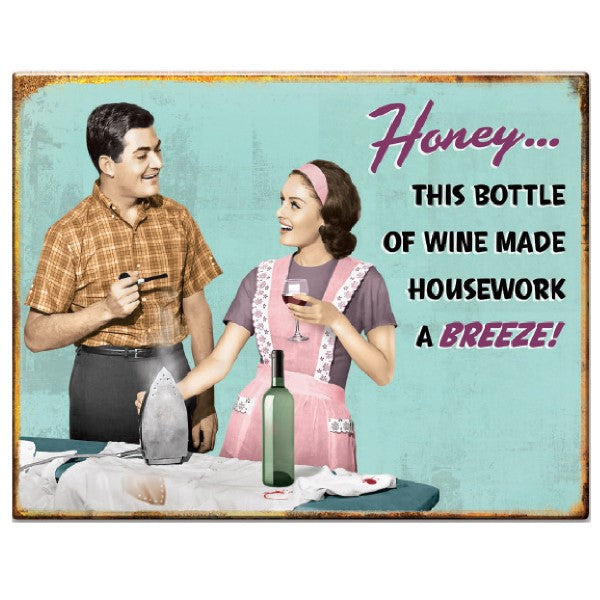 Housework- Tin Sign *Blow Out* – Chris's Stuff, Inc