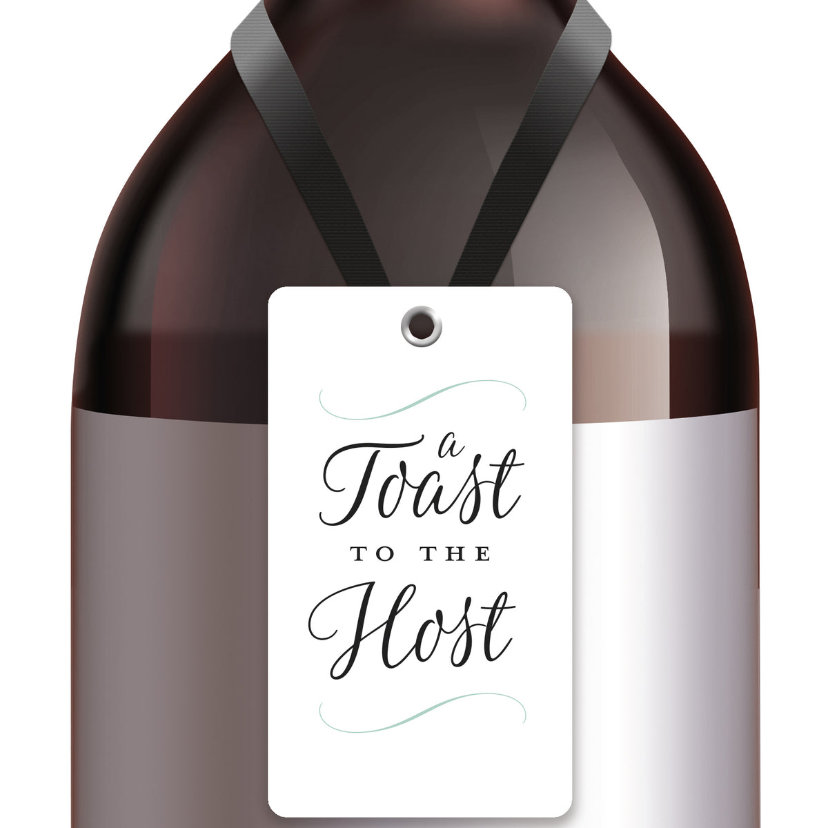 Toast to the Host Wine Bottle Gift Tag – Chris's Stuff, Inc